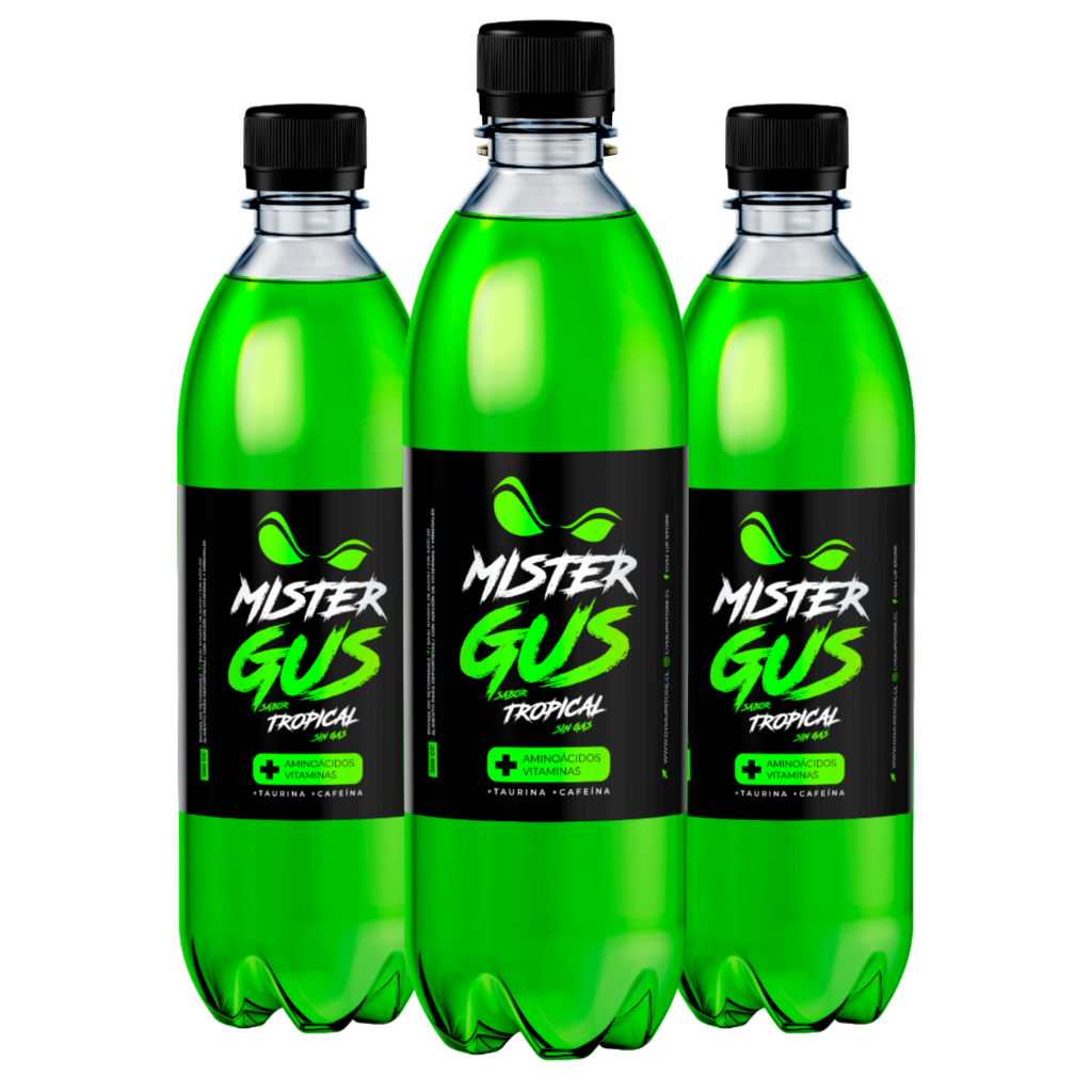 Mister GUS Energy Drink 500 ml | Sabor Tropical – Gym Up Store
