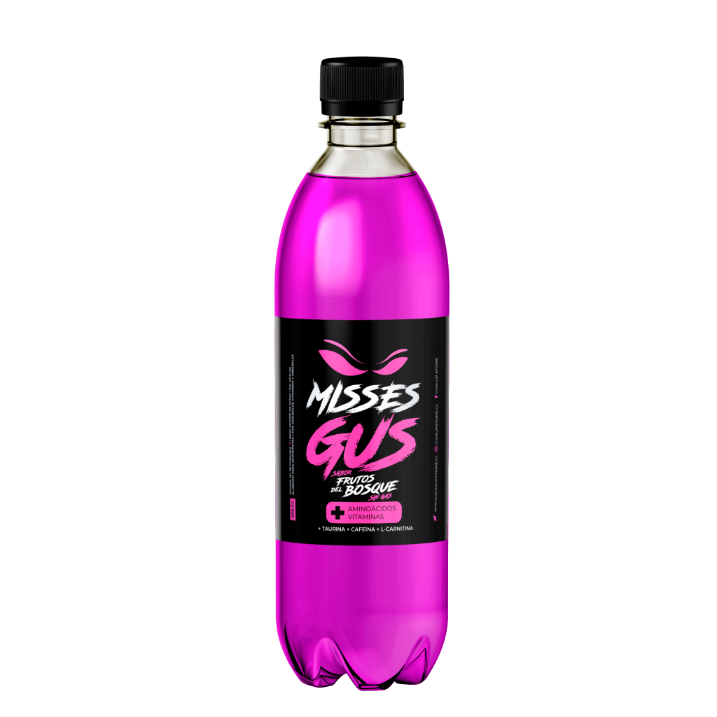 Misses GUS Energy Drink 500 ml | Sabor Frutos del Bosque – Gym Up Store